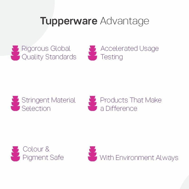 Tupperware potato, onion, garlic container mini access mate 2.3L capacity - 1pc