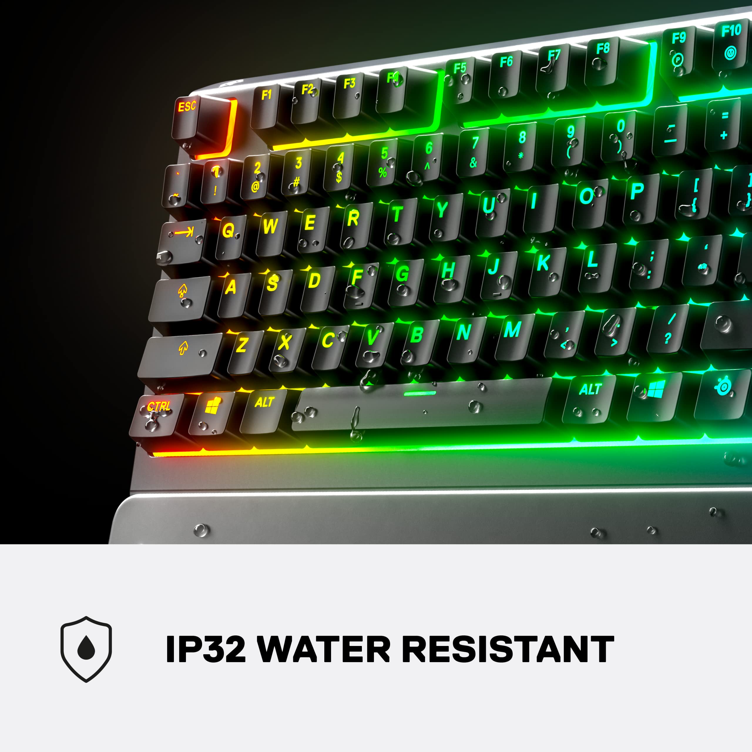 SteelSeries Aerox 3 Wireless - Super Light Gaming Mouse – Onyx & Apex 3 TKL RGB Gaming Keyboard – Tenkeyless Compact Form Factor - 8-Zone RGB Illumination – IP32 Water & Dust Resistant