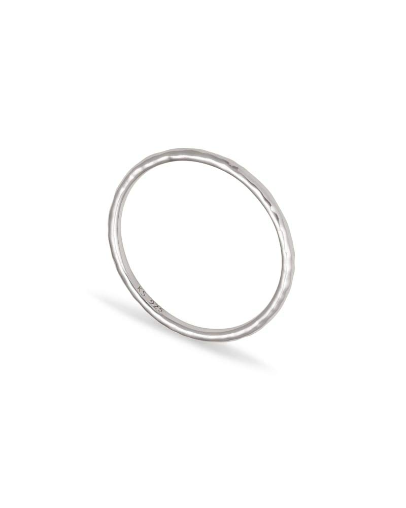 Kendra Scott Larissa Band Ring in Sterling Silver, Fine Jewelry for Women, Size 7