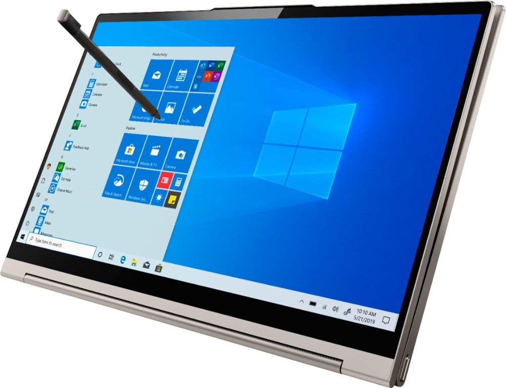 Lenovo Yoga C940 2-in-1 14" 4K Ultra HD Touch-Screen Laptop - i7-1065G7, RGB Backlit Keyboard, Webcam, WiFi 6, IPS, Alexa, USB-C, Thunderbolt 3, IntelIris Plus, Win 10 (16GB RAM | 512GB PCIe SSD)