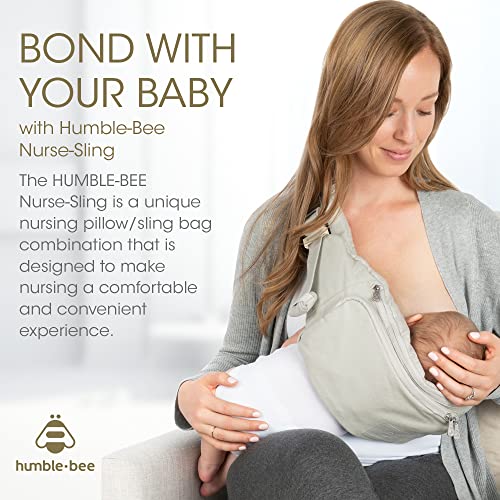 HUMBLE-BEE Nurse-Sling - Nursing Pillow/Sling Bag (Black)