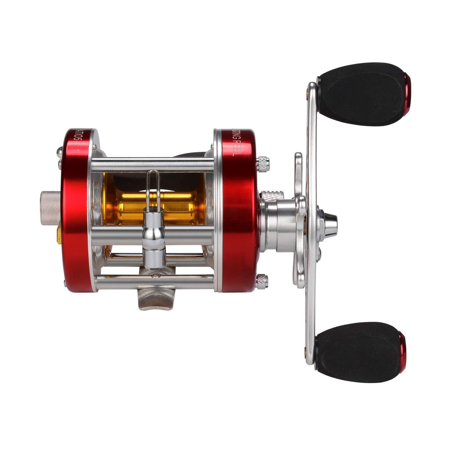KastKing Rover Round Baitcasting Reel, Left Handed Fishing Reel,Rover50