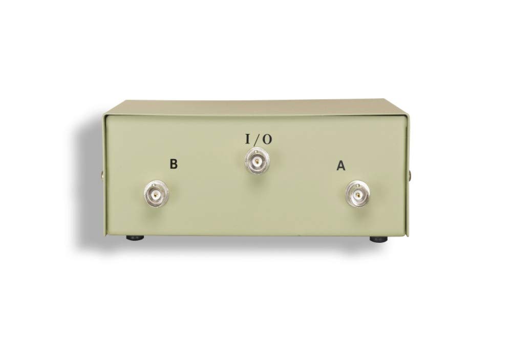 Kentek BNC 2 Way Manual Data Switch Box Female I/O AB Port for Coaxial BNC interface Video Display Monitors