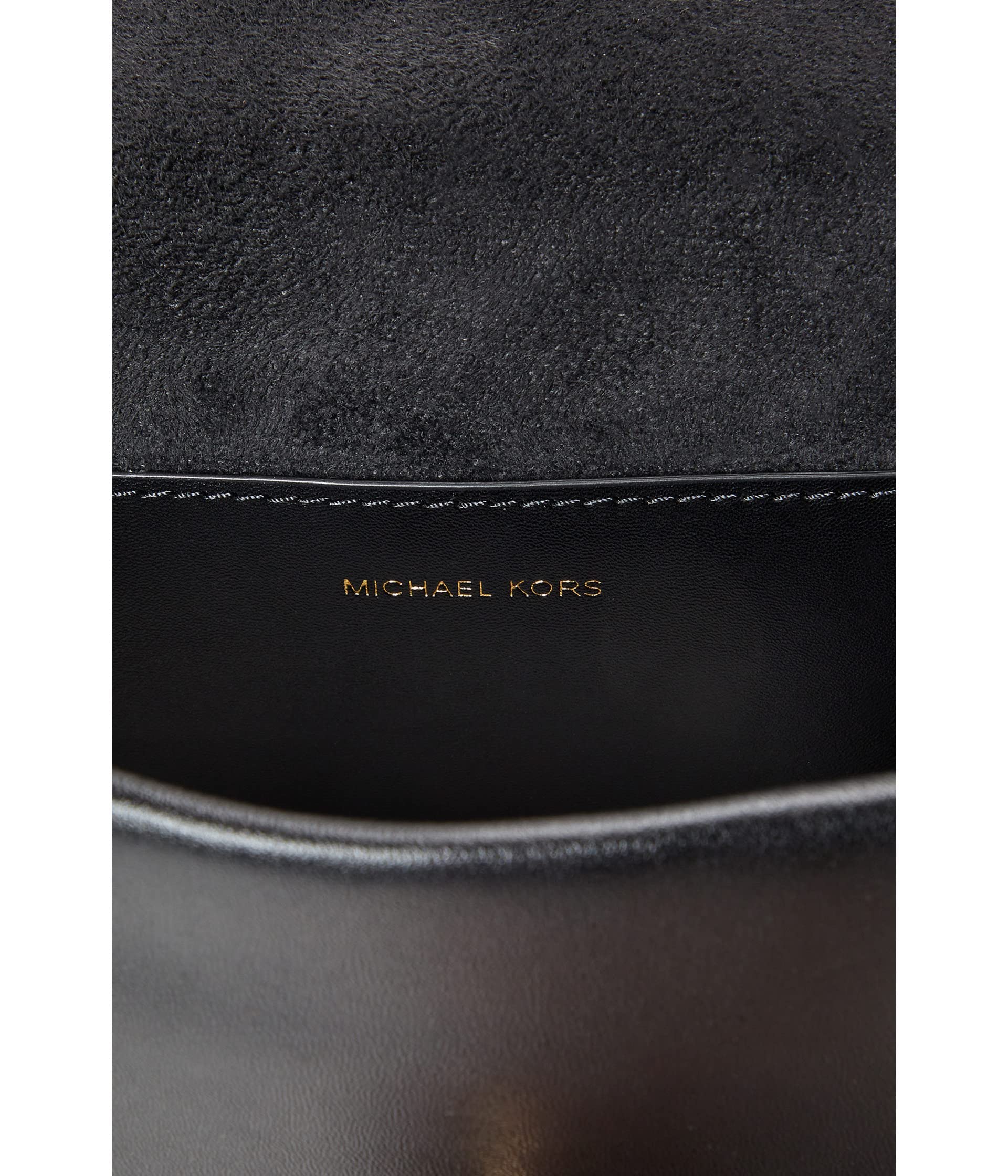 Michael Kors Greenwich Small Convertible Cross Body Black/Gold One Size