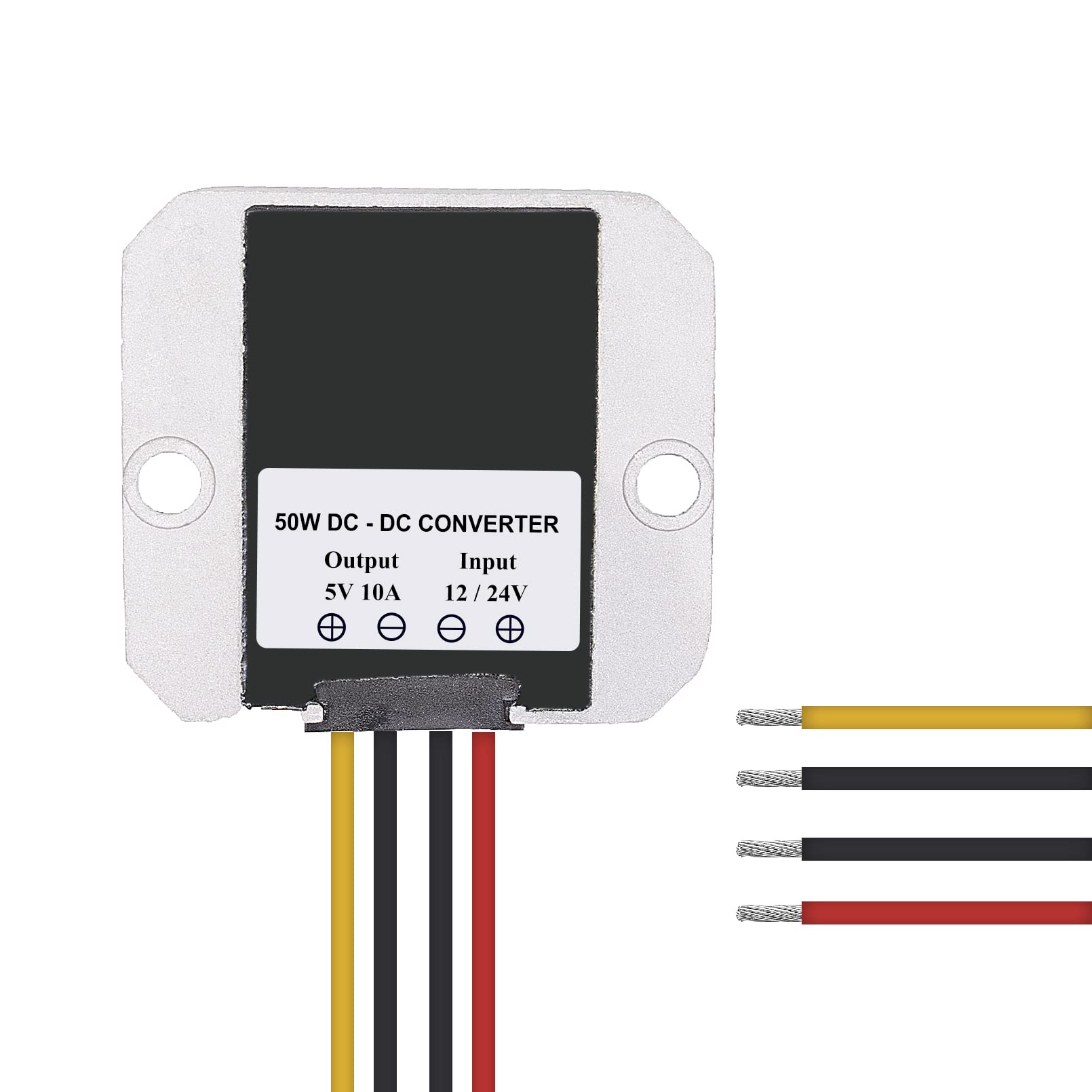 Valefod 8-36V to 12V 6A 72W Step-Down/Up Transformer DC to DC Buck Converter Golf Cart Power Supply