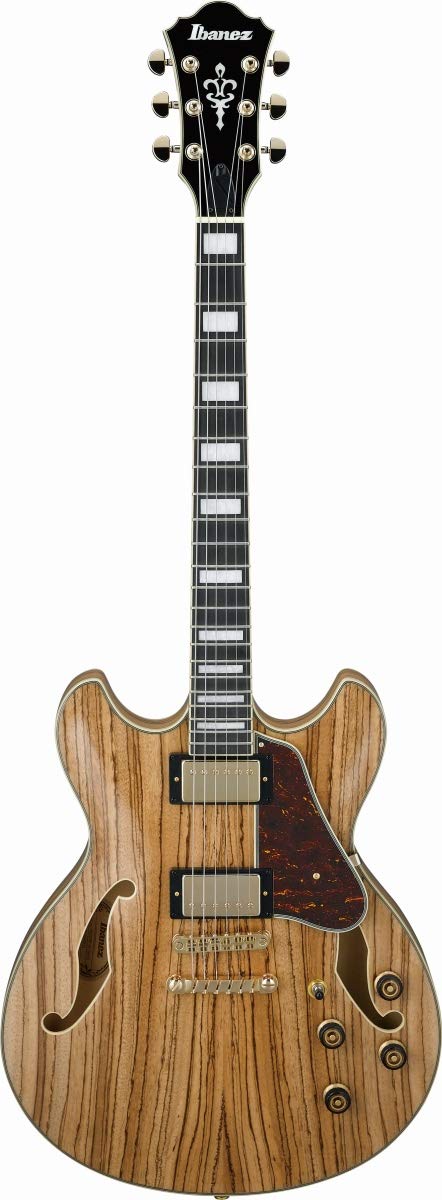 Ibanez AS93ZW Artcore Expressionist Zebra Wood Semi-Hollow Body Natural