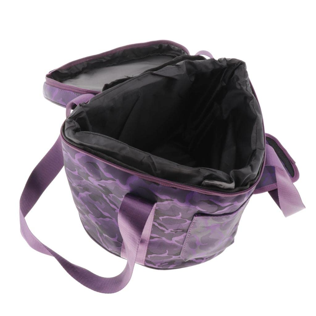 LoveinDIY Thicken Double Zipper Carrier Bag for Singing Bowl Travel Carry Case Protector - 10inch Camouflage,6900b20e92fbcce637e455560a2adcd0
