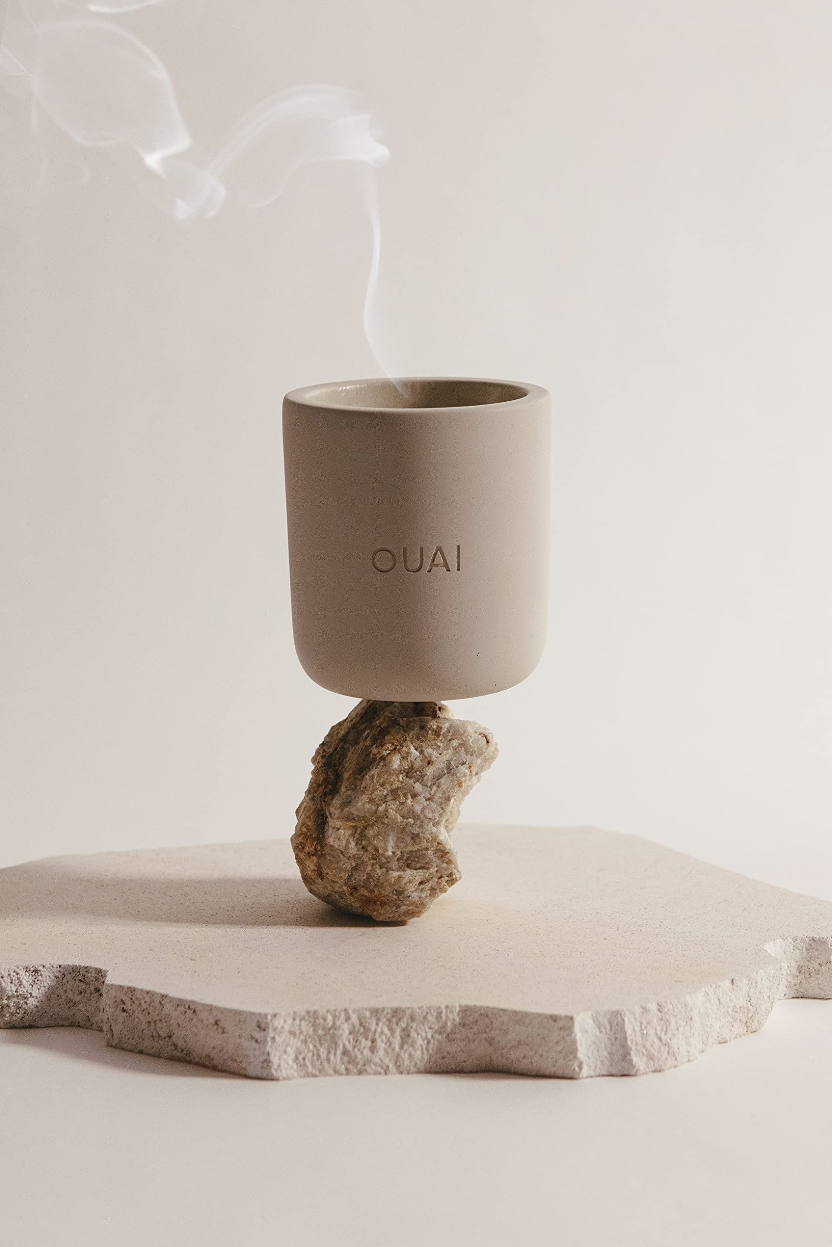 OUAI Melrose Place Candle, Coconut & Soy Based Wax Blend