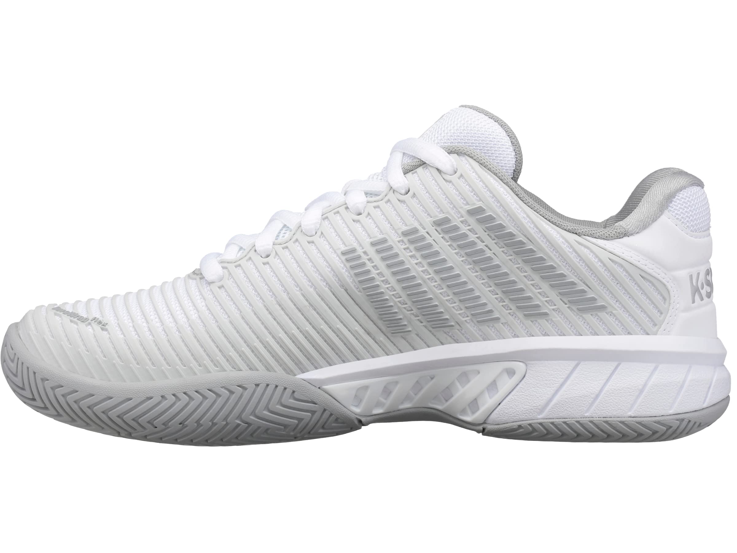 K-Swiss Women's Hypercourt Express 2 Tennis Shoe, Barely Blue/White/Highrise, 8.5 W