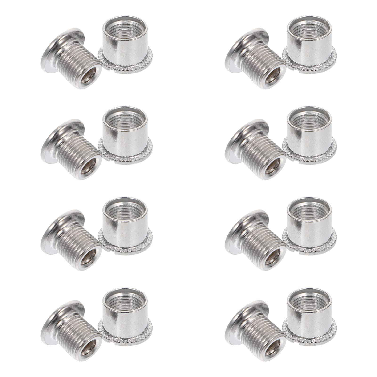 LIOOBO 12pcs Crankset Locking Screw Chainwheel Screw Mountain Bike Screw Bike Accessories Glass in a Bottle Chainwheel Fixing Tool Cycling Cankset Screw Galvanized Steel Platter Fold