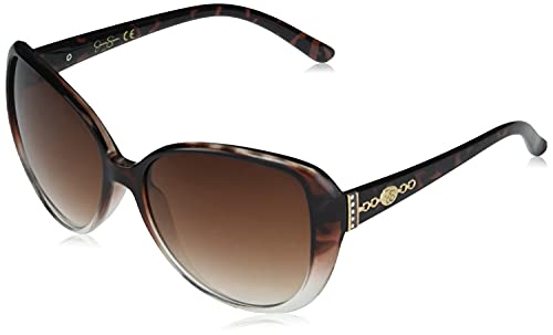 Jessica Simpson Women's J5997 Modern Cat Eye Sunglasses with UV400 Protection - Glamorous Sunglasses for Women, 59mm