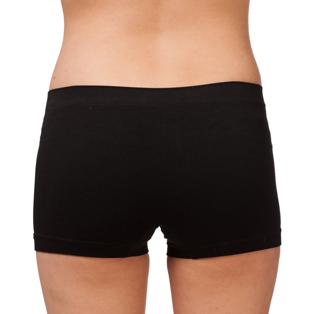 Hollywood Star Fashion Short Length Seamless Boy Shorts Slipshort Dance Short One Size (One Size Fits All, Black)