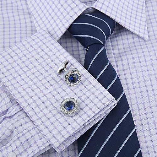 Men's Shirt Cufflinks Crystal Cufflinks Cufflinks Authentic French Shirt Sleeve Studs