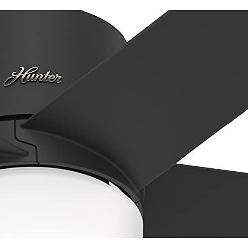 Hunter Fan Company 51198 Stylus Ceiling Fan, 52, Matte Black