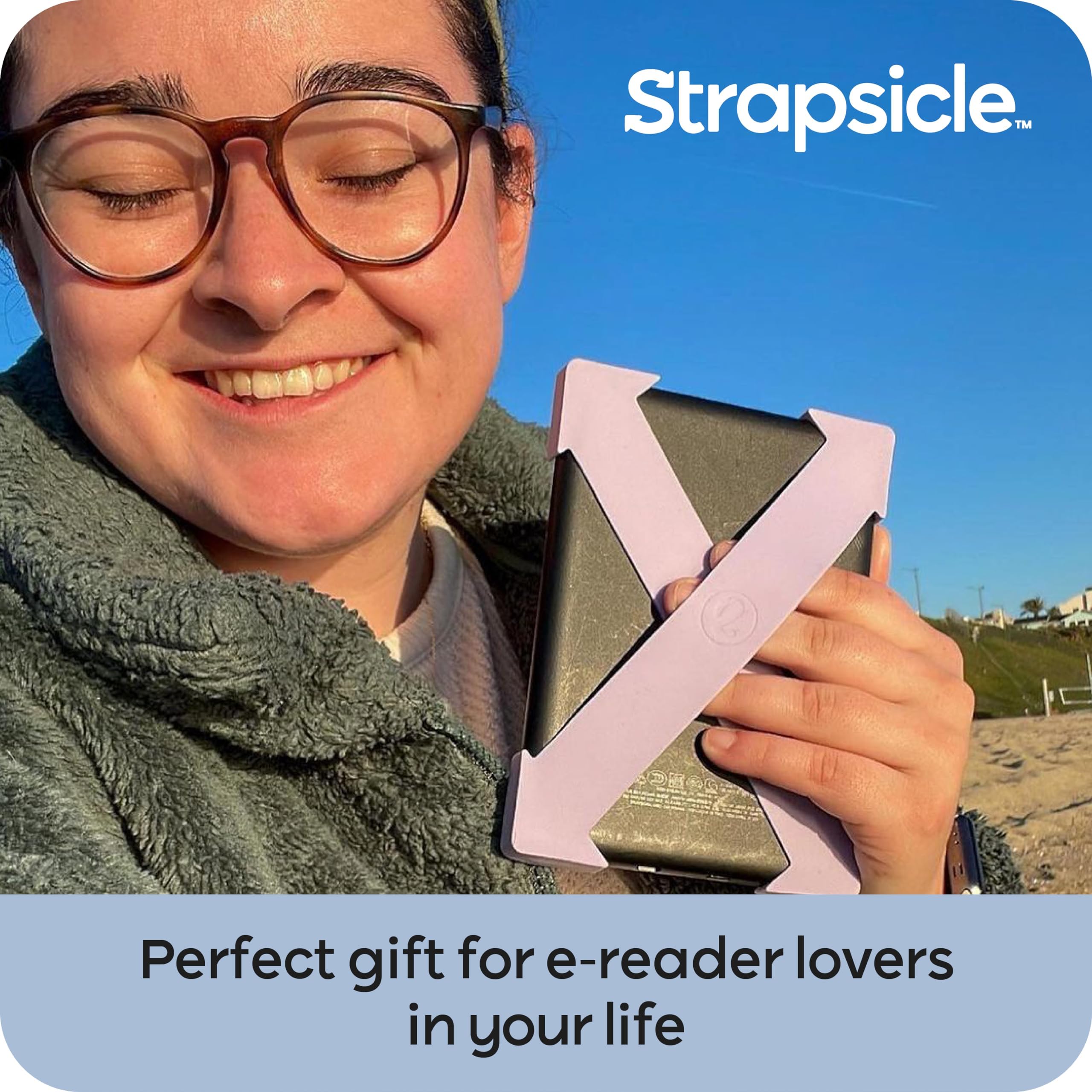 Strapsicle Kindle Hand Strap | Pack of 2 Hand Straps for Kindle Paperwhite 11th Generation & Signature Paperwhite | E-Reader case Compatible with Kindle Paperwhite 2022 | Kindle Accessories & Gifts