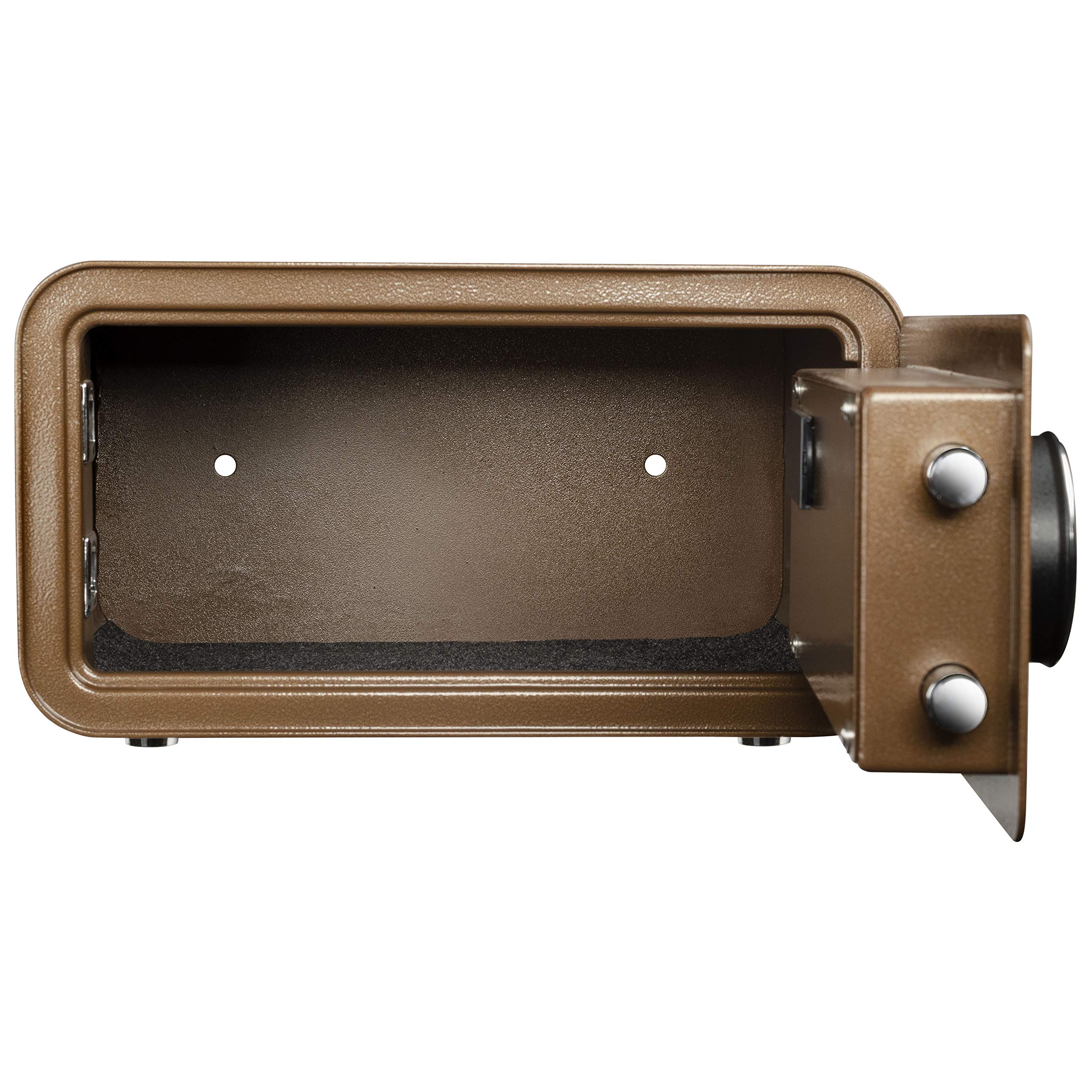 Intact Large Quick Access Biometric Fingerprint Gun Safe With Nex-Gen Full Keypad Module Wide Bronze