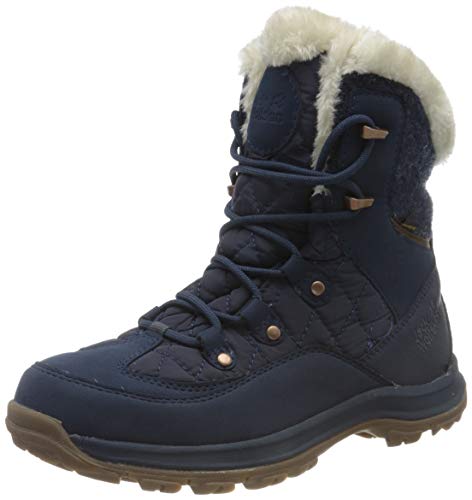 Jack Wolfskin Women's Aspen Texapore Mid W Hiking Boot, Dark Blue/Blue, 10