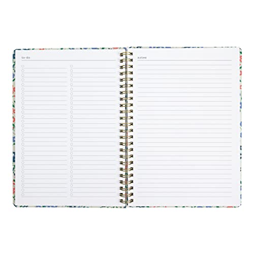 Letts Spring Valley Academic Weekly/Monthly Planner, 18 Months, July 2023 to December 2024, Week-to-View, Wiro Binding, Multilingual, A5 Size, 8.25" x 5.875", Mint (C031799-24)