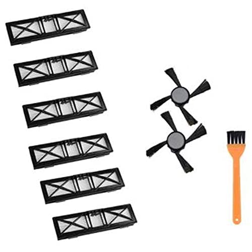 JAPAA Side Brush and Filter/Fit for Neato/Fit for Botvac D3 D4 D5 D6 D7 Connected D Series Vacuum Kit Parts Sweeper Roller Brush