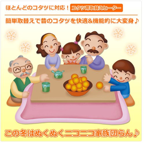 Japanese kotatsu heater fan unit low style foot warmer set 500w