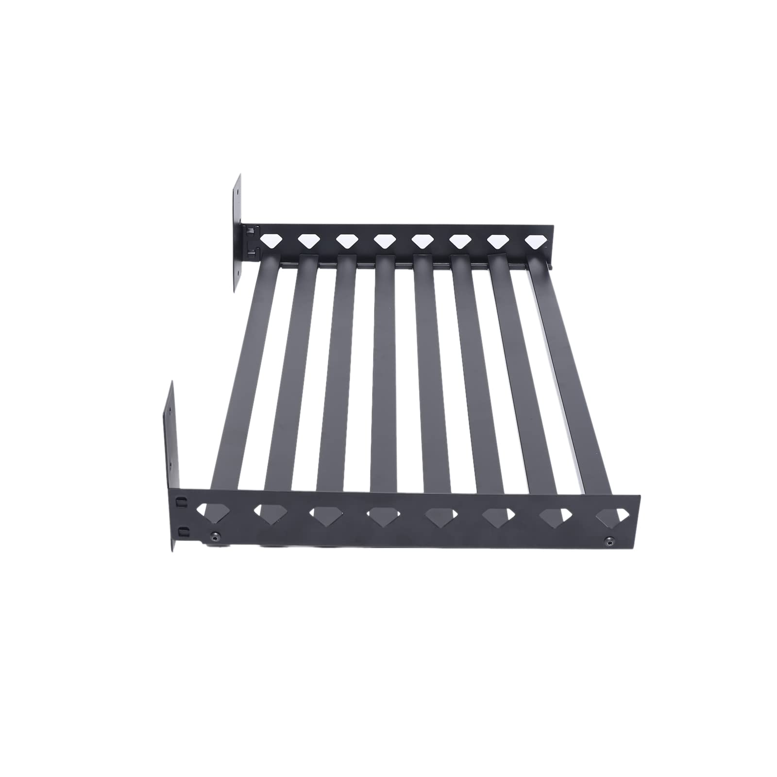 NG NOPTEG Wall-Mounted Microwave Shelf, Microwave Oven Rack Stainless Steel Oven Bracket Kitchen Microwave Rack, Space Saving, Sturdy