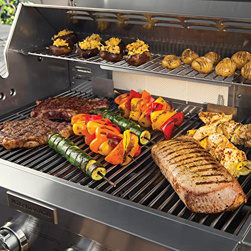 KitchenAid 740-0780 4-Burner Stainless Steel Built-In 61,000 BTU Propane Gas Island Grill w/ Rotisserie Burner