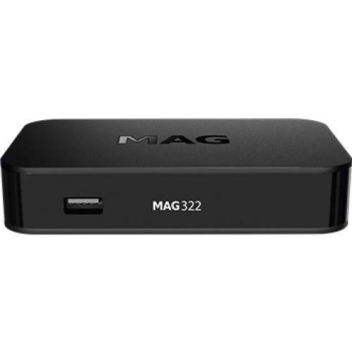 Infomir MAG322 IPTV Box No Built-in WiFi + HDMI Cable + Remote + Power Adapter + Battery