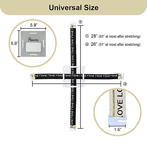 Upgraded Closet Organizer for Bed Sheets, Clothes Storage and Organization System for Linen Closet, Blanket Storage Band with Label, Wardrobe Space Saver for Bedding, Comforters, Sweater, Towel