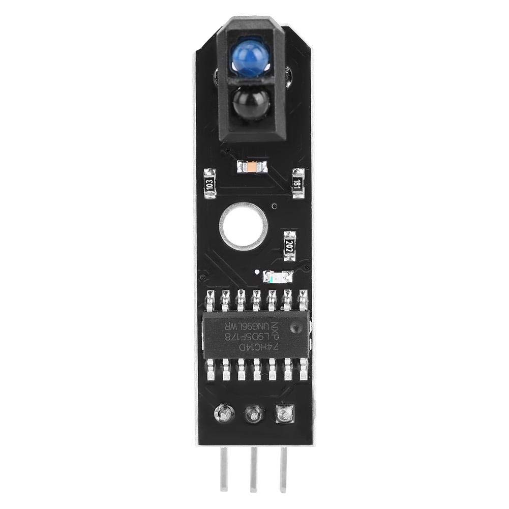 Infrared Tracking Sensor Module 1-Channel Infrared Reflection Tracking Sensor Module Obstacle Avoidance Smart Car Black/White Line Detection 3 Pcs