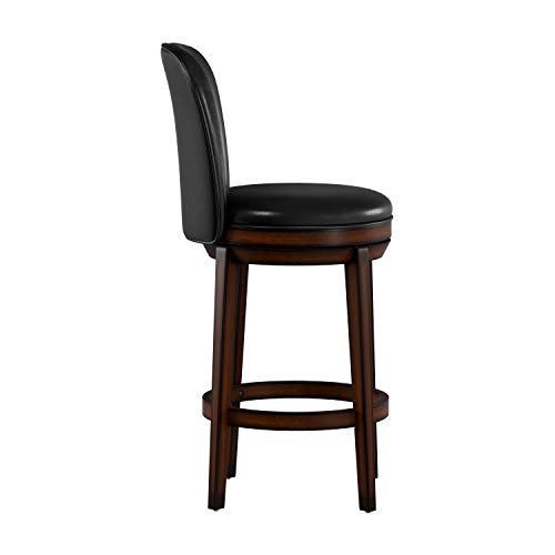 Hillsdale Victoria Swivel Stool, Bar Height, Dark Chestnut