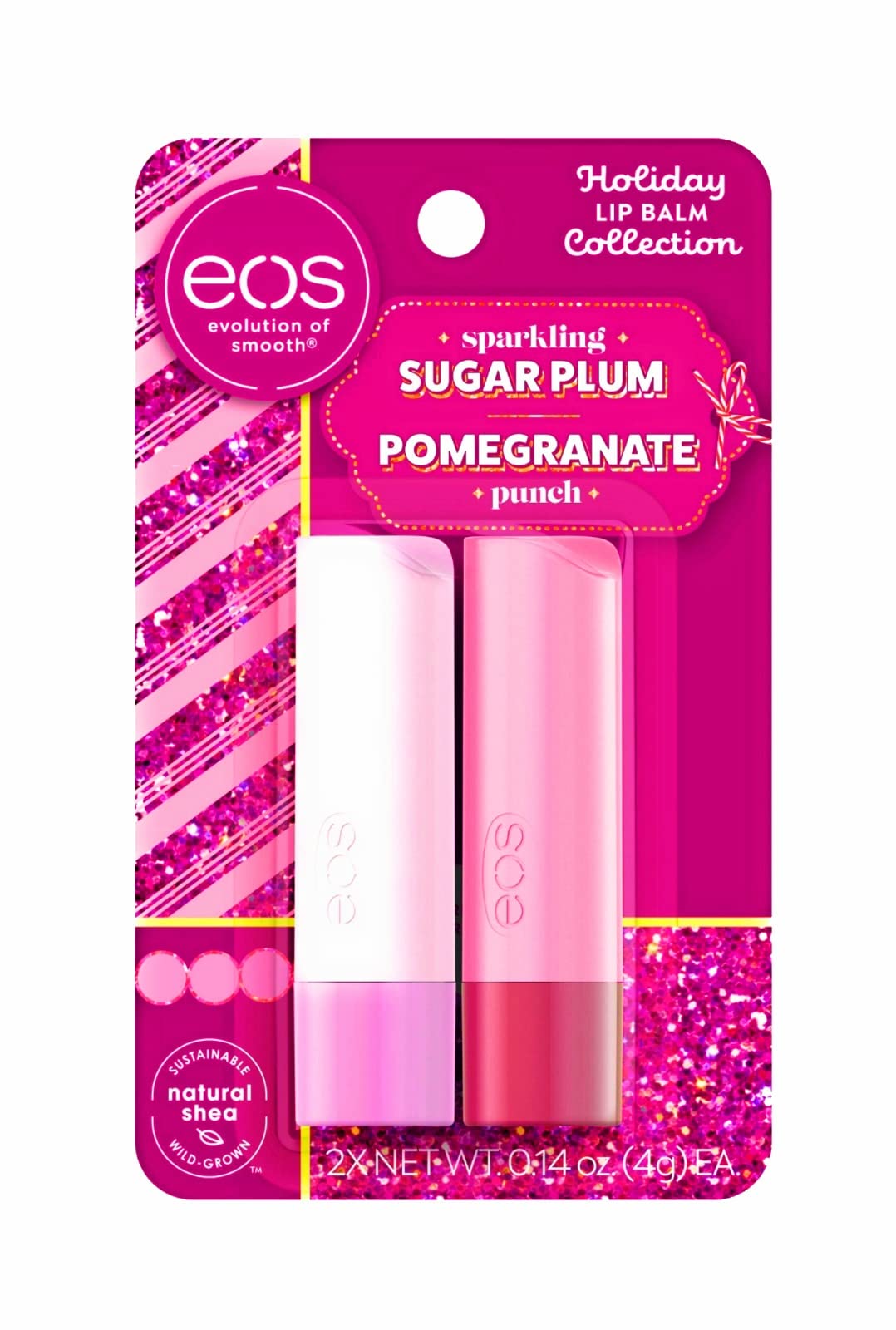 Holiday Lip Balm Collection Sparkling Sugar Plum And Pomegranate punch