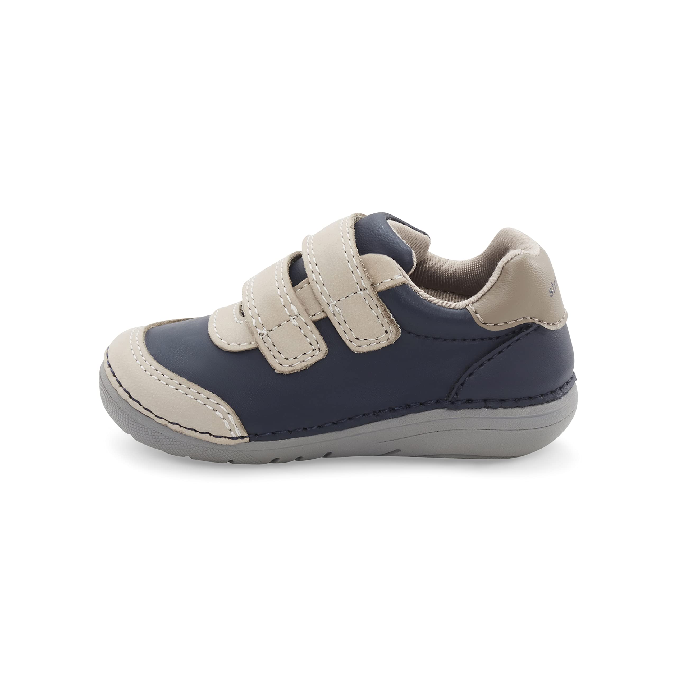 Stride Rite Baby Boys SM Kennedy Sneaker, Navy, 5 Wide Infant