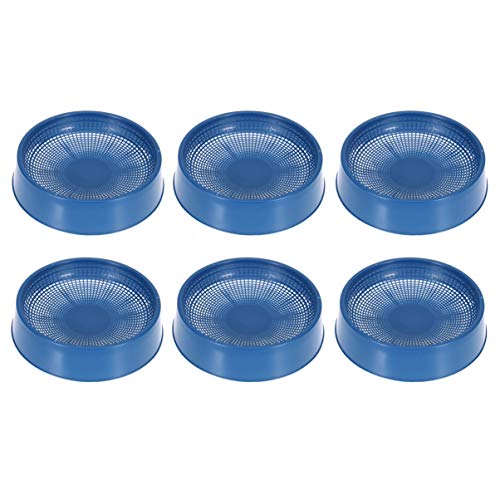 UKCOCO Pigeon Nest Bowl, Plastic Breeding Hatching Box Hollow Pet Cage Hut Nest Canary Finch Outdoor Nest for Parrot, Doves, Quails 6pcs