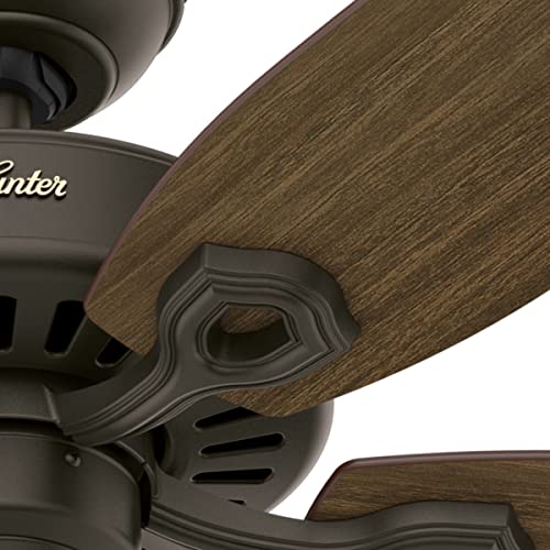 Hunter Fan Company Fan Builder Elite Indoor Ceiling Fan with Pull Chain Control, Metal, New Bronze Finish, 52 Inch