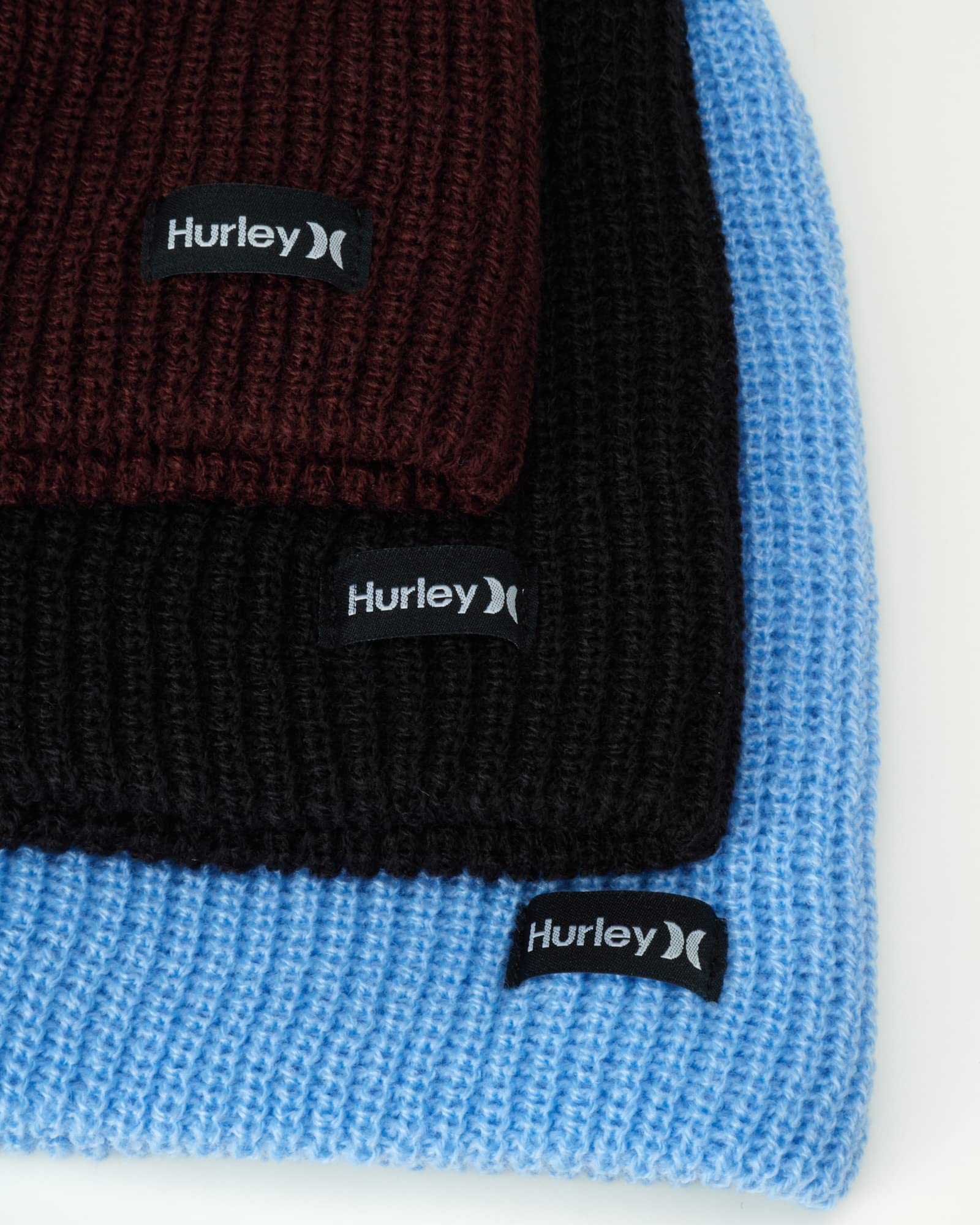 Hurley Men's Winter Hat - Smith Beanie, Size One Size, Black