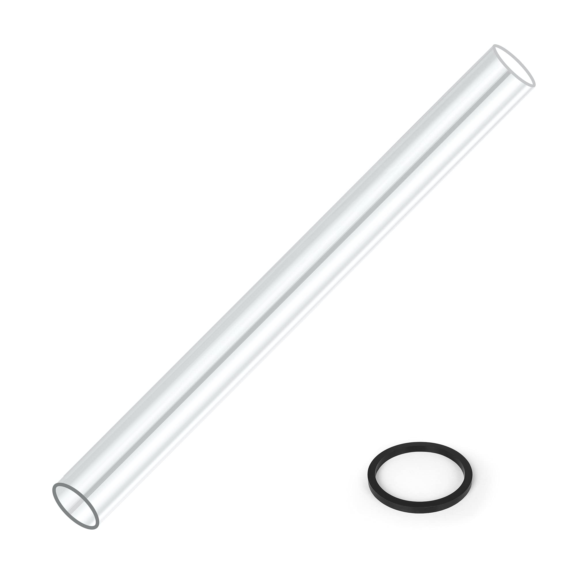 PAMAPIC Patio Heater Glass Tube Replacement for 4-Sided Outdoot Patio Pyramid Heater,49.5 inch tall