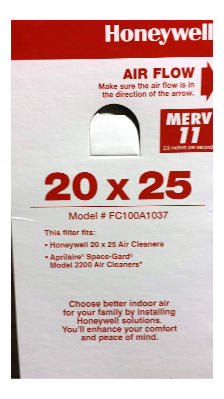 Honeywell FC100A1037 20"x4"x25" Merv 11 Filter Media, Pack of 5