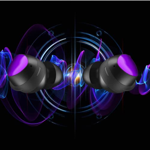 UrbanX Street Buds Plus for Oppo K9 Pro - True Wireless Earbuds w/Hands Free Controls (Wireless Charging Case Included) - Purple