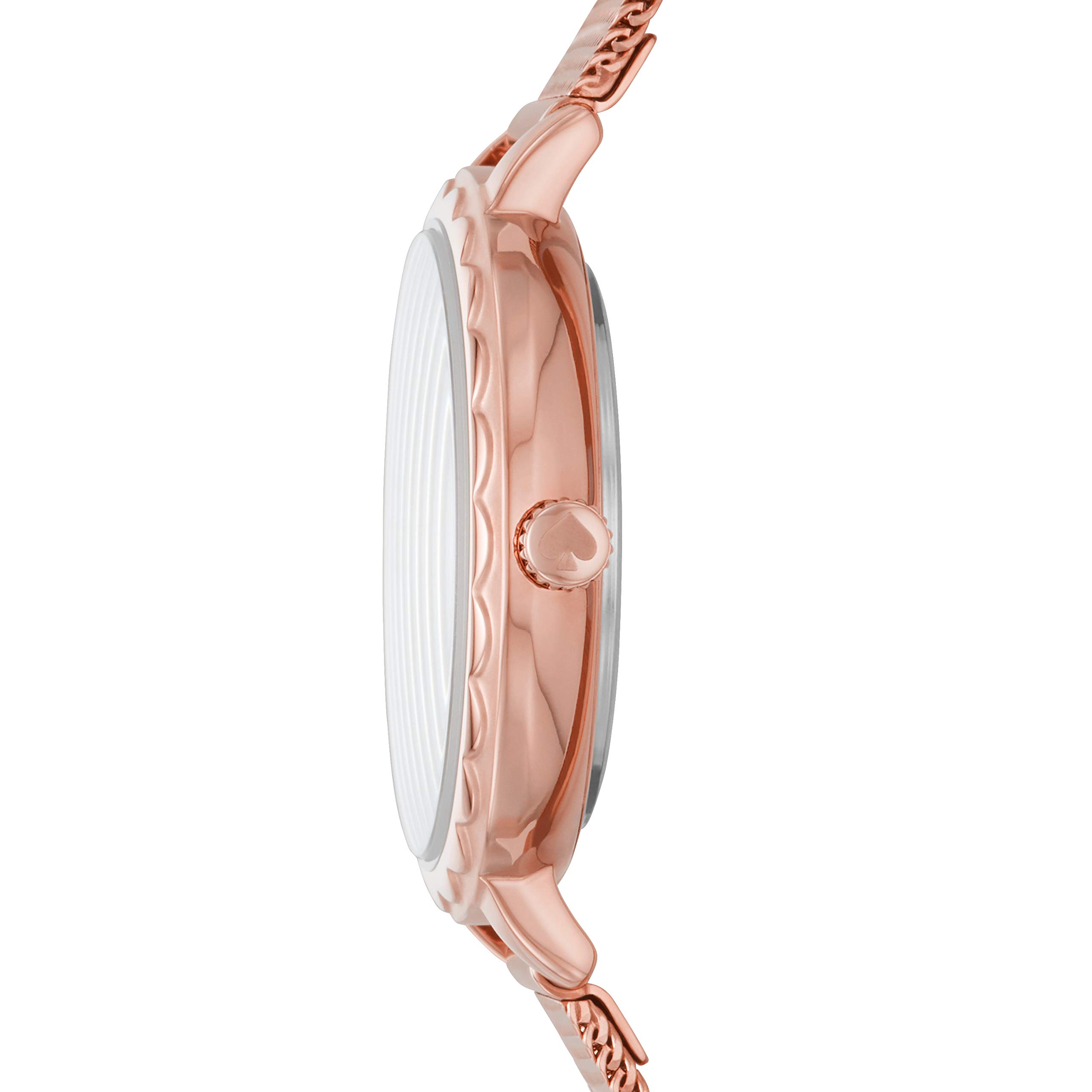 Kate Spade New York Women's Morningside Quartz Stainless Steel Three-Hand Watch, Color: Gold/Silver (Model: KSW1689)
