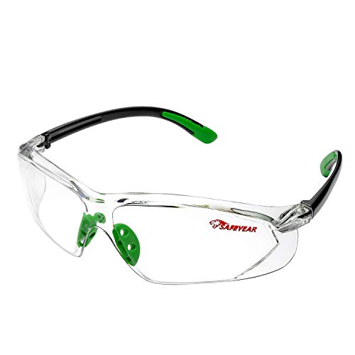 SAFEYEAR Anti Fog Z87 Safety Glasses for Men & Women Protective Eyewear Lab Work Glasses