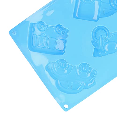 Innovative 6-Grid Vehicle Pattern Mold for Creative Baking and Crafts(Automobile Mold)