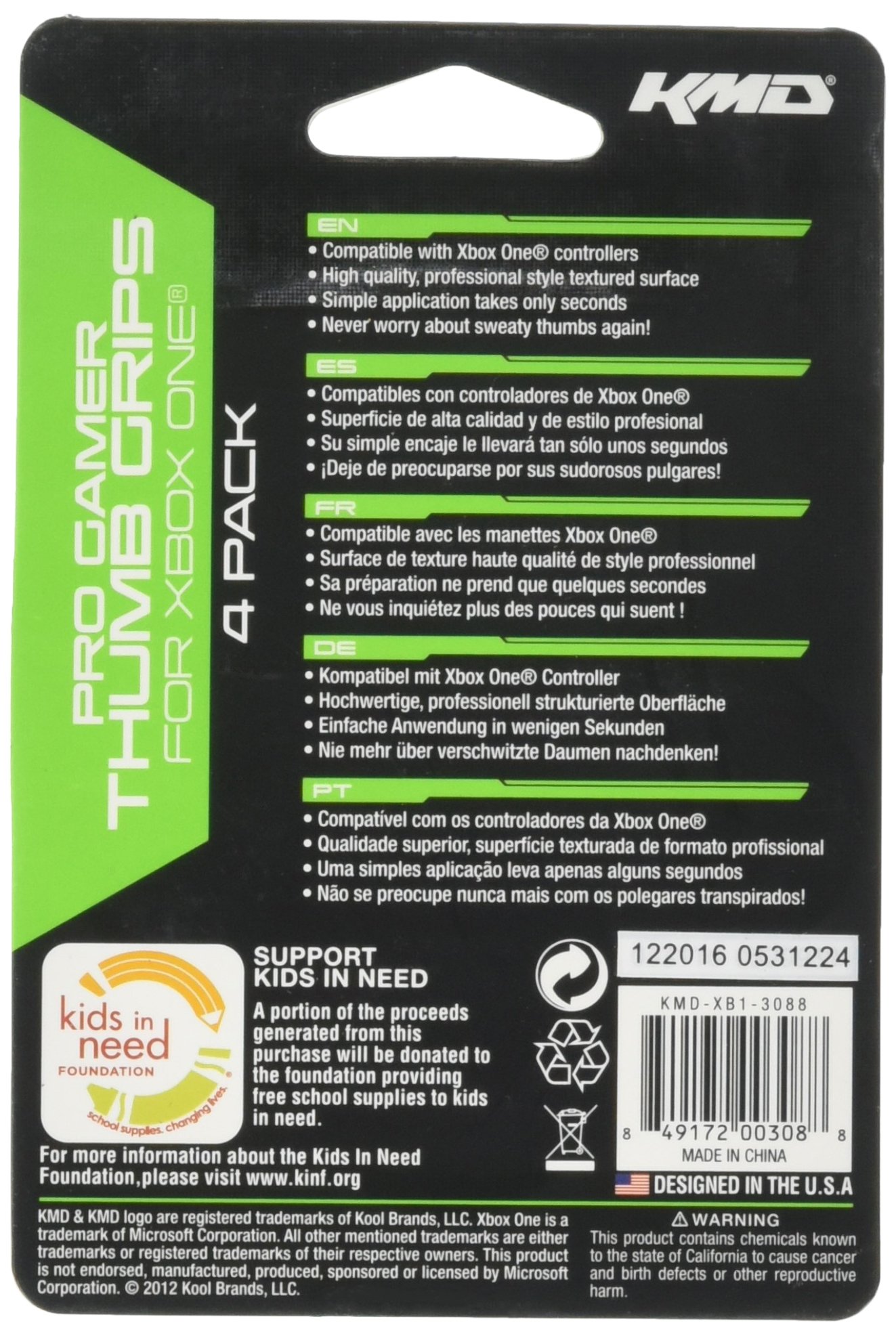 KMD Xbox One - Thumbgrips - 4 Pack