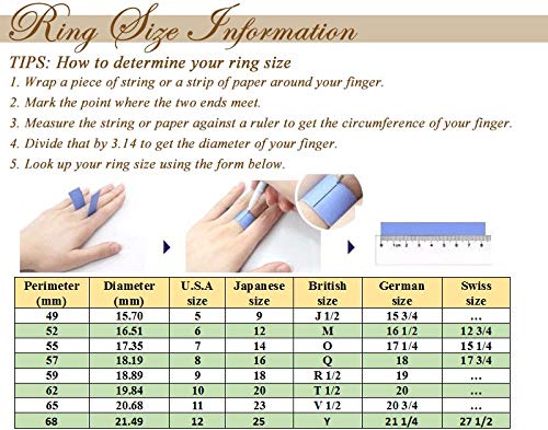 JFSG 2mm, 4mm, 6mm Titanium Plain High Polish Wedding Band Ring (6mmX10)