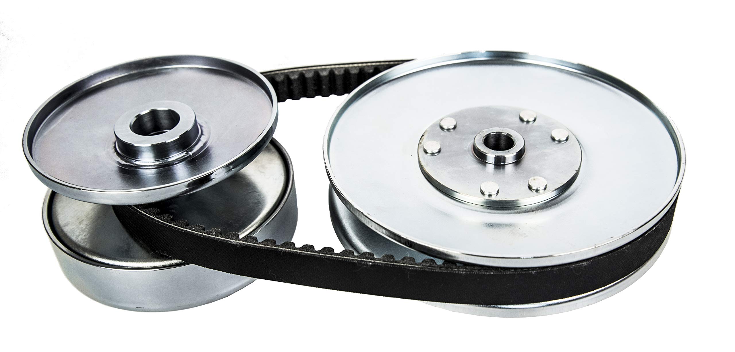 Jeremywell 40 Series Torque Converter Kit Clutch Pulley 1" Driver 5/8" Driven 8 to16HP Belt replace Comet 40D Series Torq-A-Verter models 209133A, 209133, 209139A, 209139, 209151A, 209151, Manco 2432