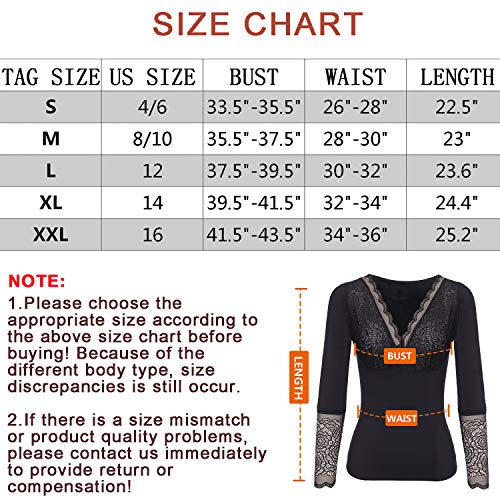 JOYSHAPER Thermal Shirts for Women Ultra Soft Long Sleeve Underwear Top Fleeced Lined Base Layer