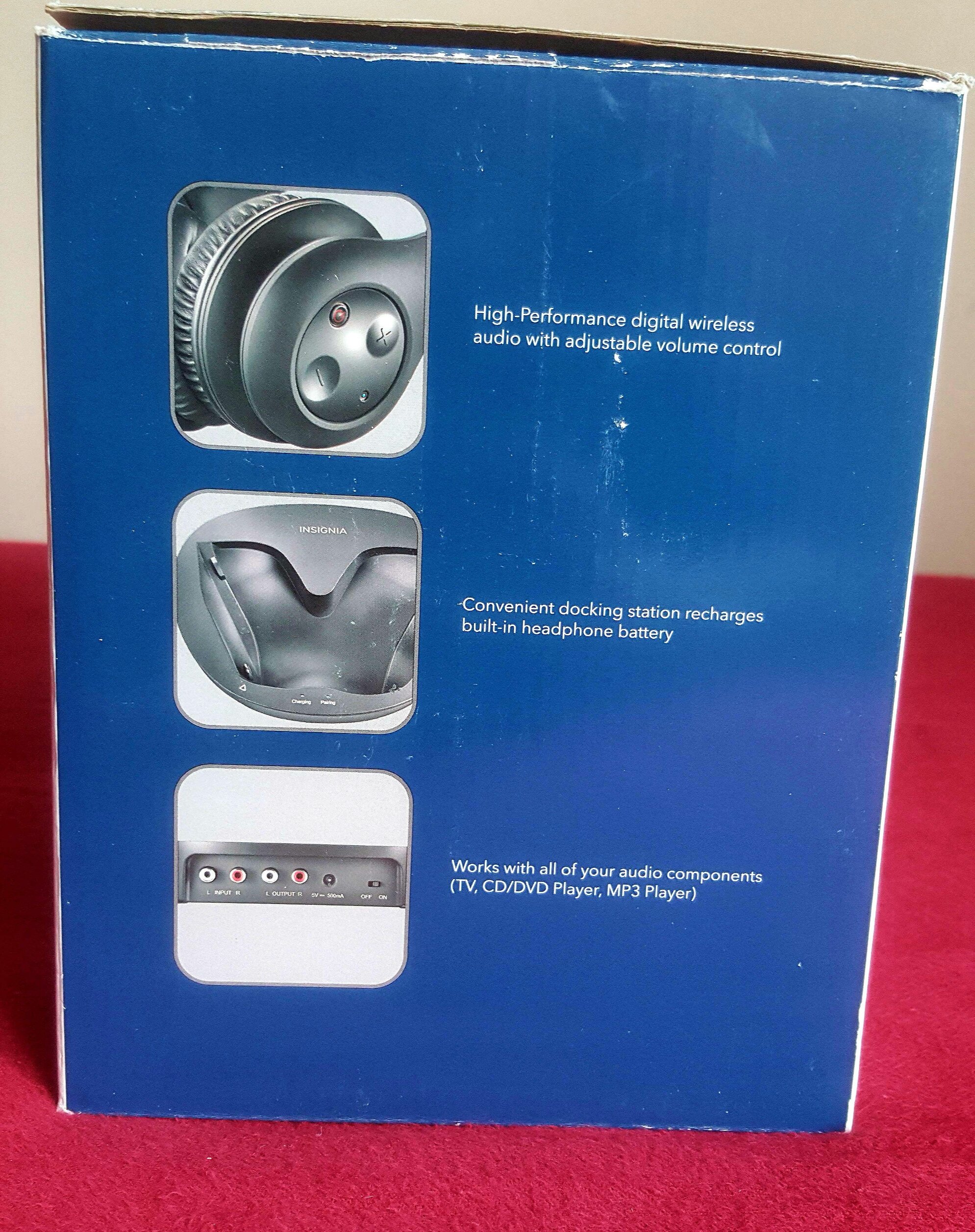 Insignia Wireless Over-The-Ear Headphone