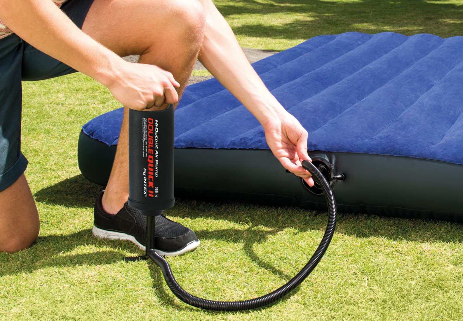 Intex Double Quick II S Hand Pump, 14 in (36cm)