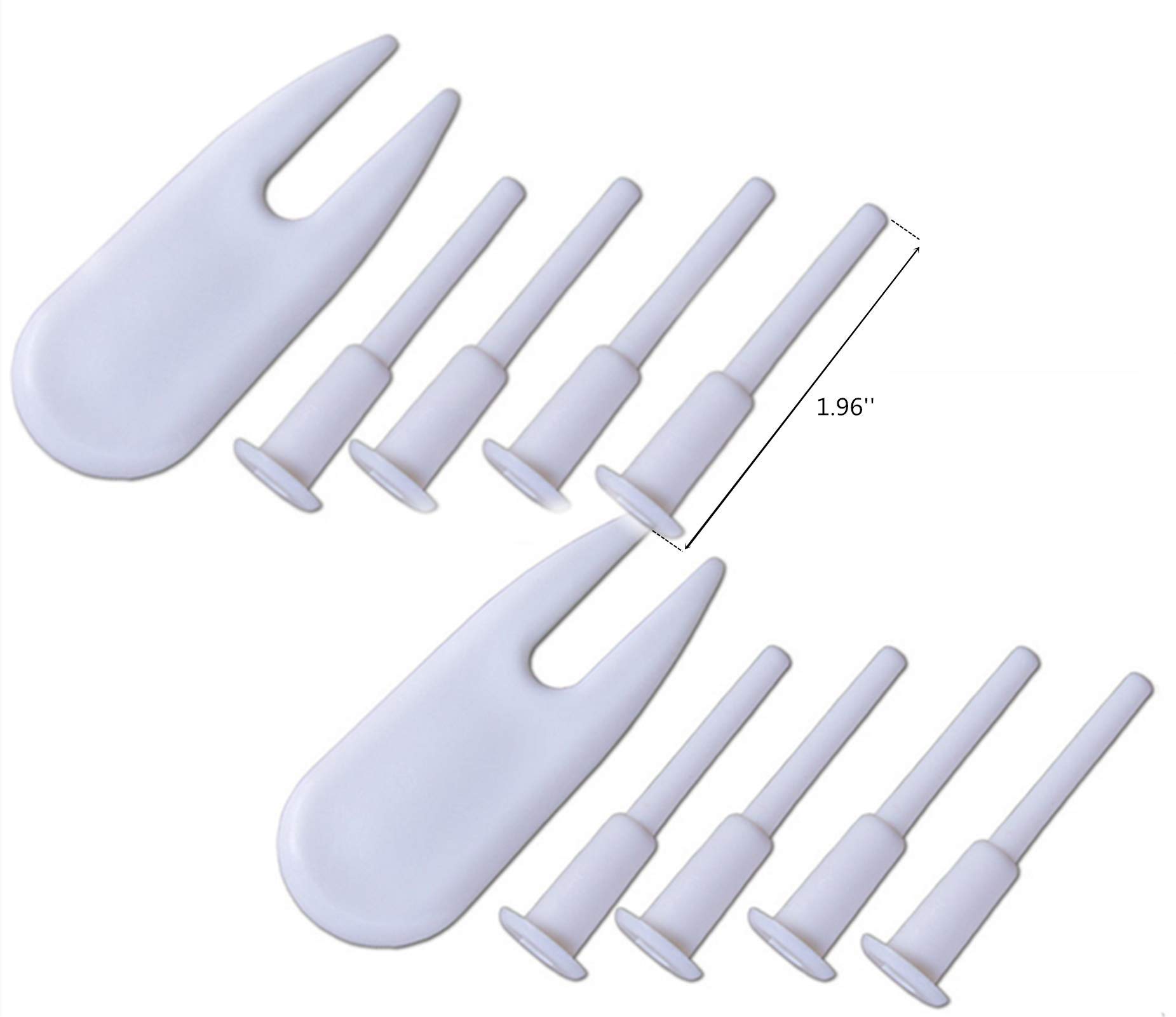 KIKEEP Exercise Ball Plug Replacement Kit, 20 Pieces, Yoga Ball Air Stopper, Lightweight, Durable, Reusable, Small Size