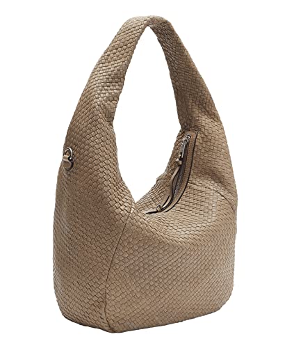 Liebeskind Berlin Women's Farrah Weaving Hobo M, Dust-8445, Medium