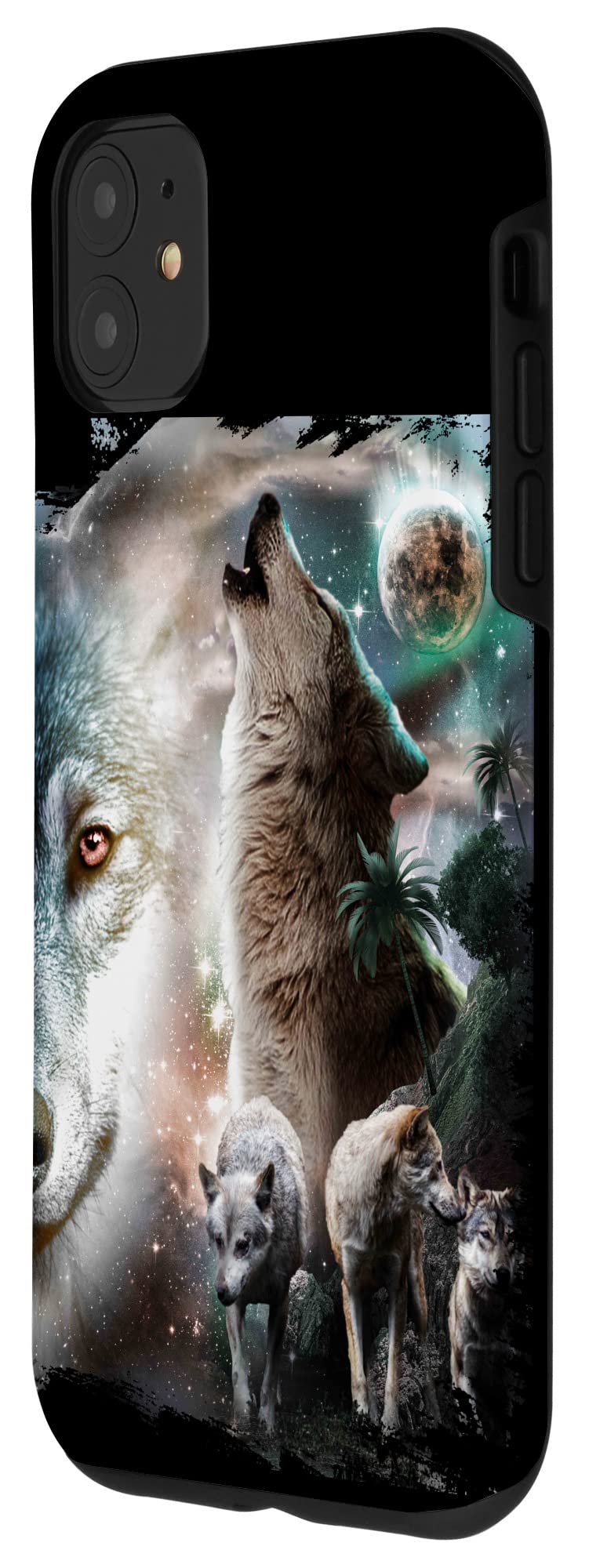 iPhone 11 Space Wolves Wolf Howling At Moon Case